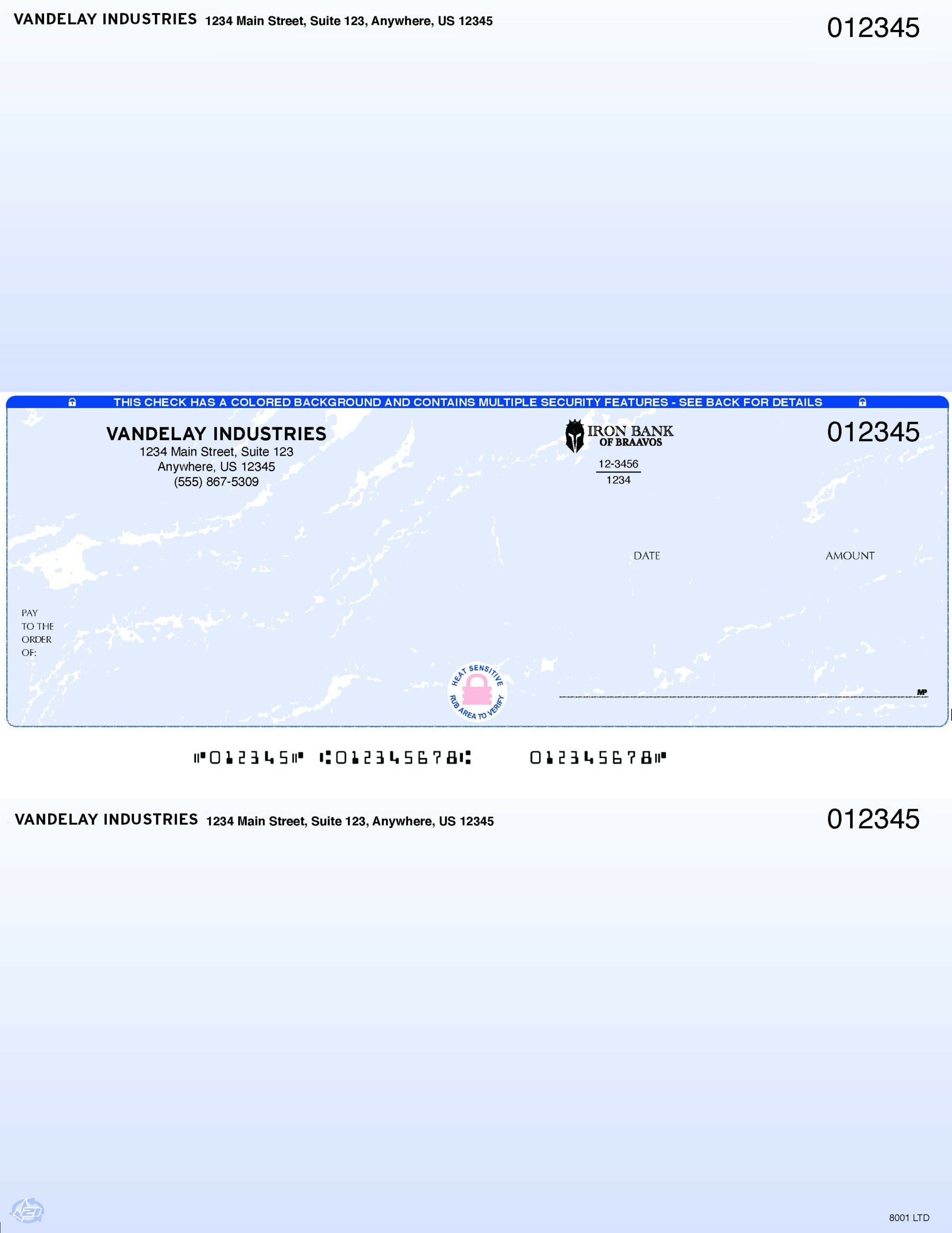 Security Check Paper - CBF Print Solutions Inc.