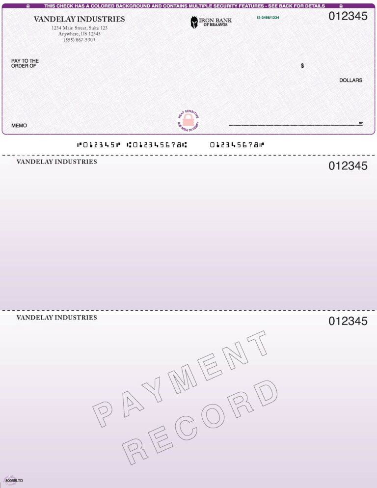 Security Check Paper - CBF Print Solutions Inc.