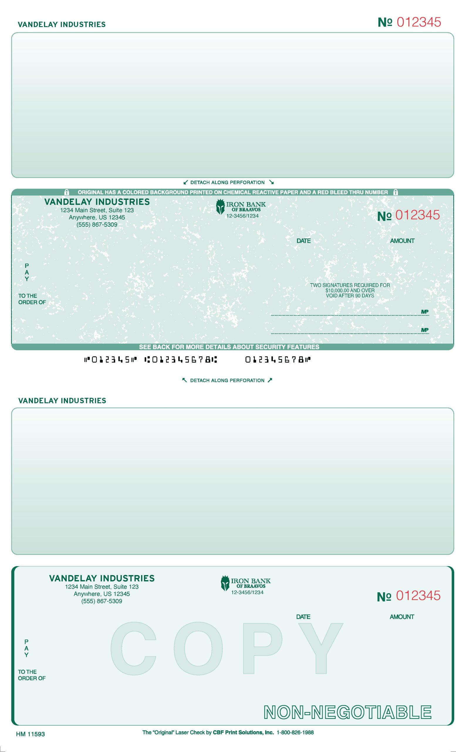Security Check Paper - CBF Print Solutions Inc.